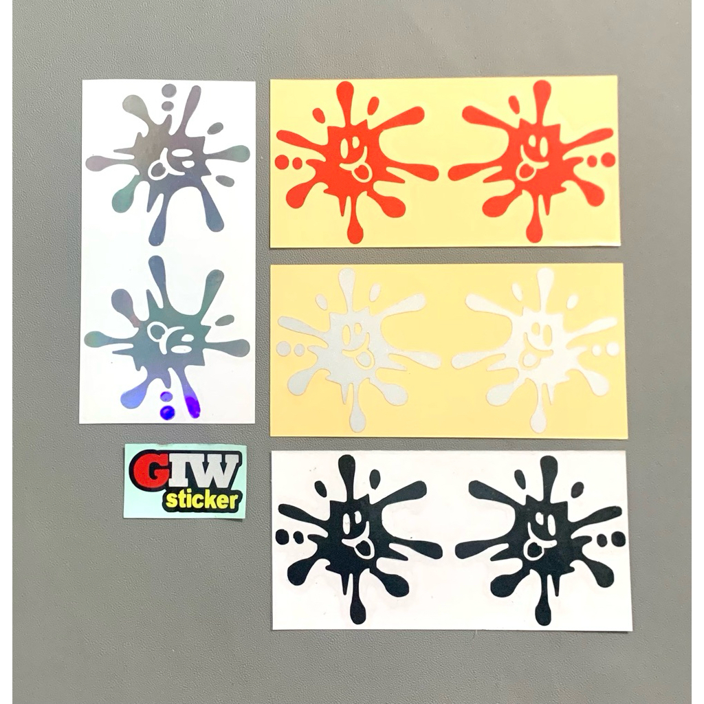 Jual Sticker Bercak Stiker Crot Smile Cutting | Shopee Indonesia