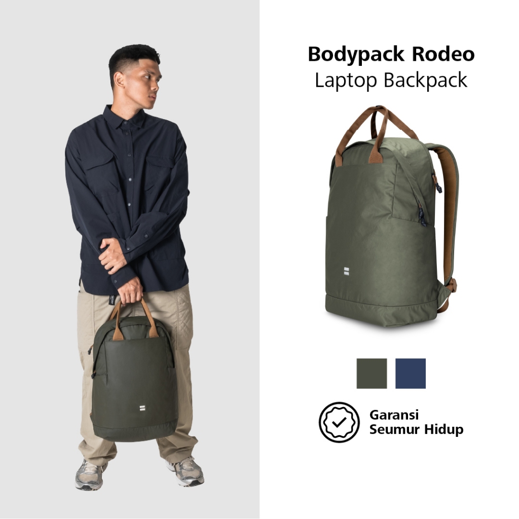 Jual Bodypack Rodeo Laptop 15 Inch Bag Tas Ransel Kerja Kuliah Sekolah ...