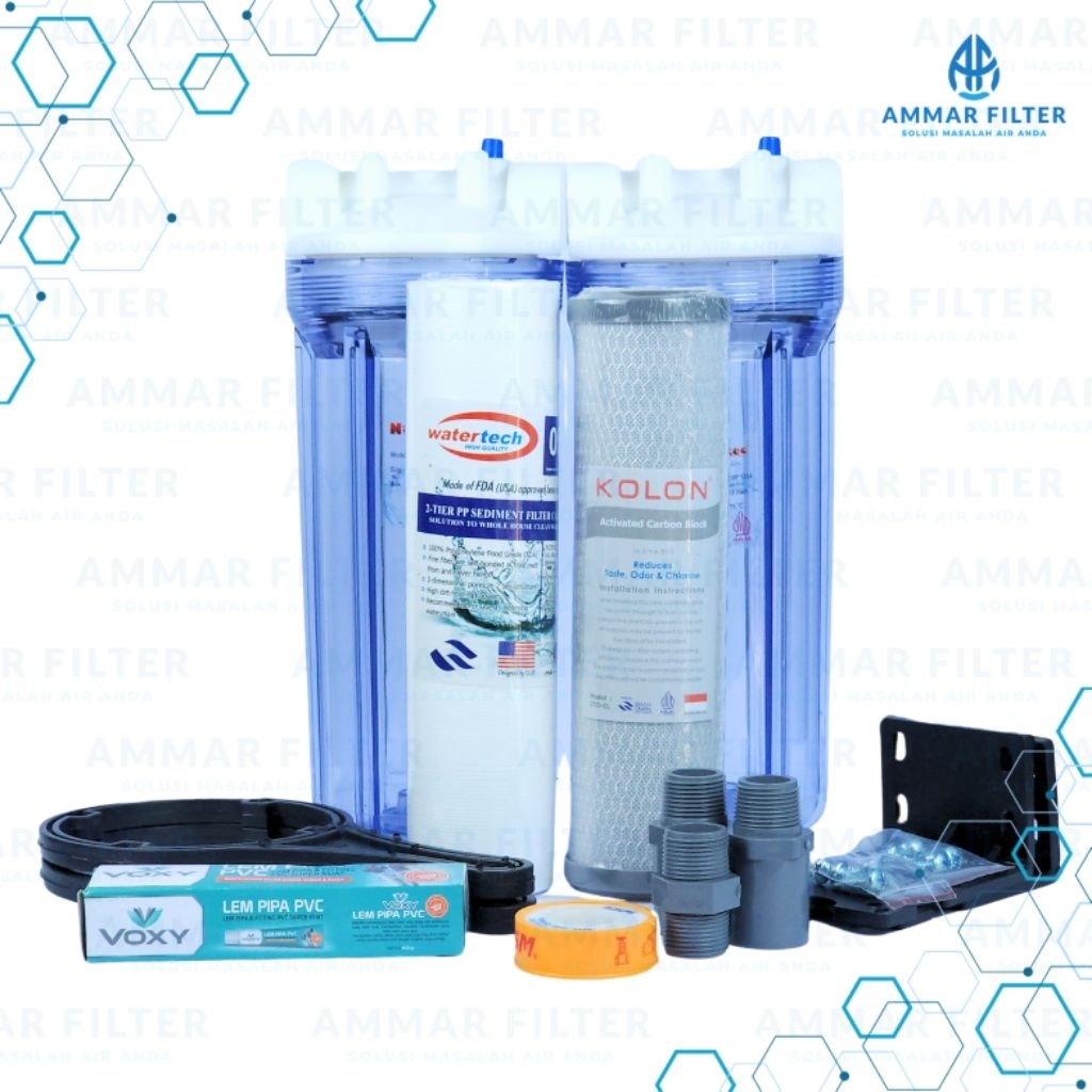 Jual Paket Filter Air 2 Tahap Nanotec Eugen CLEAR / Filter air Sumur ...