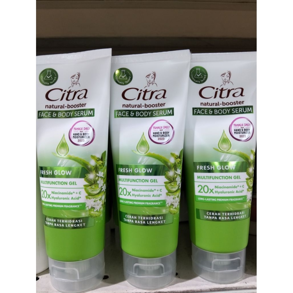 Jual CITRA FACE AND BODY SERUM FRESH GLOW 100ML | Shopee Indonesia