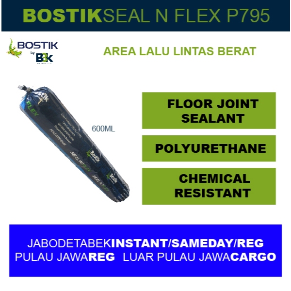 Jual Bostik P795 Seal n Flex Premium Chemical Resistant Sealant 600 ml | Shopee Indonesia