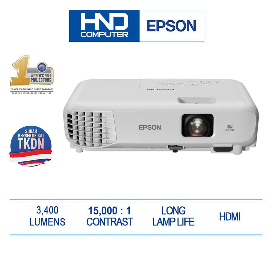 Jual Projector Epson EB-E600 EB600 XGA 3400 Lumens | Shopee Indonesia