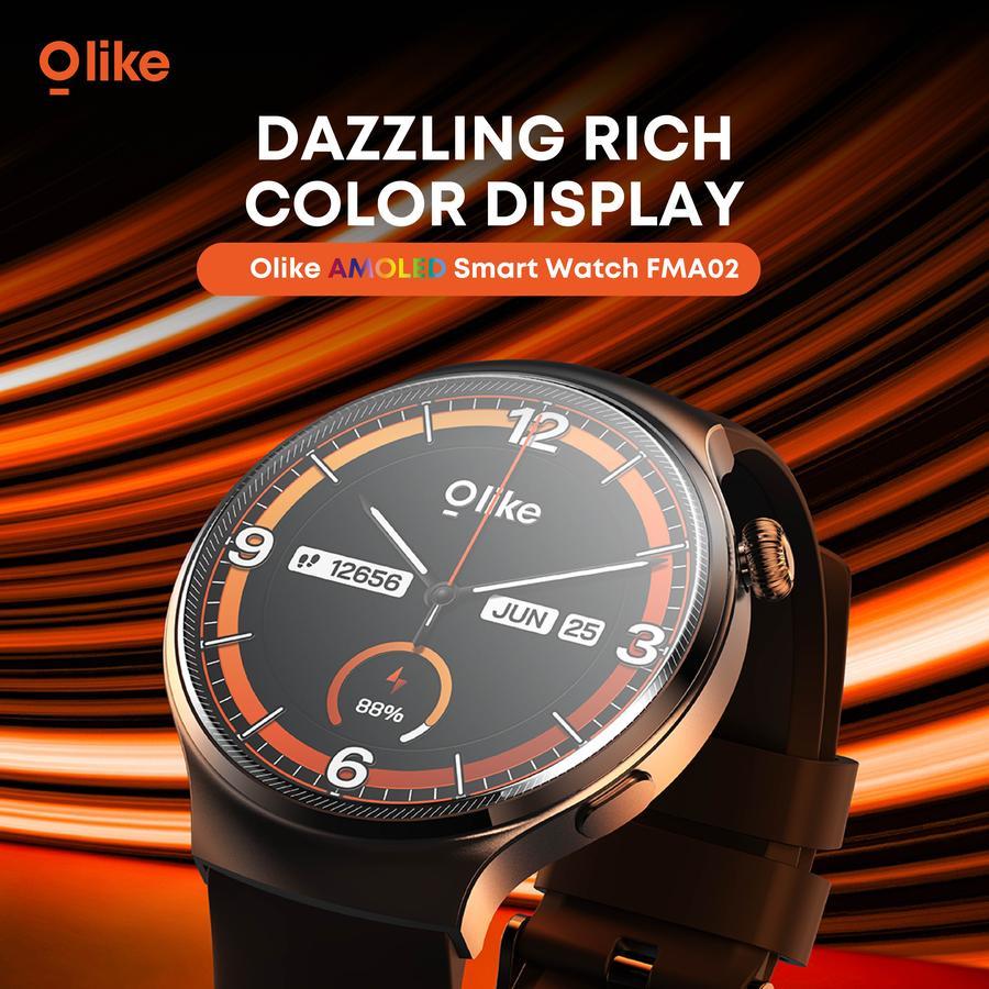Jual OLIKE Smartwatch FMA02 Amoled Bluetooth Call Sleep & Health ...