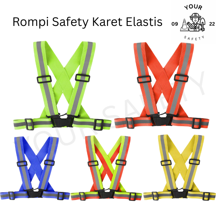 Jual Rompi Safety Karet / Rompi Safety Proyek V / Safety Vest | Shopee ...