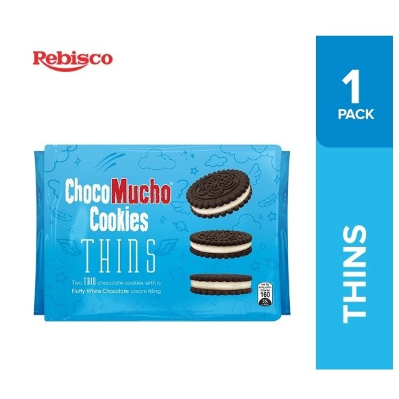 Jual Choco Mucho Cookies Coklat Double Choco Thin Salted Caramel isi 10 ...