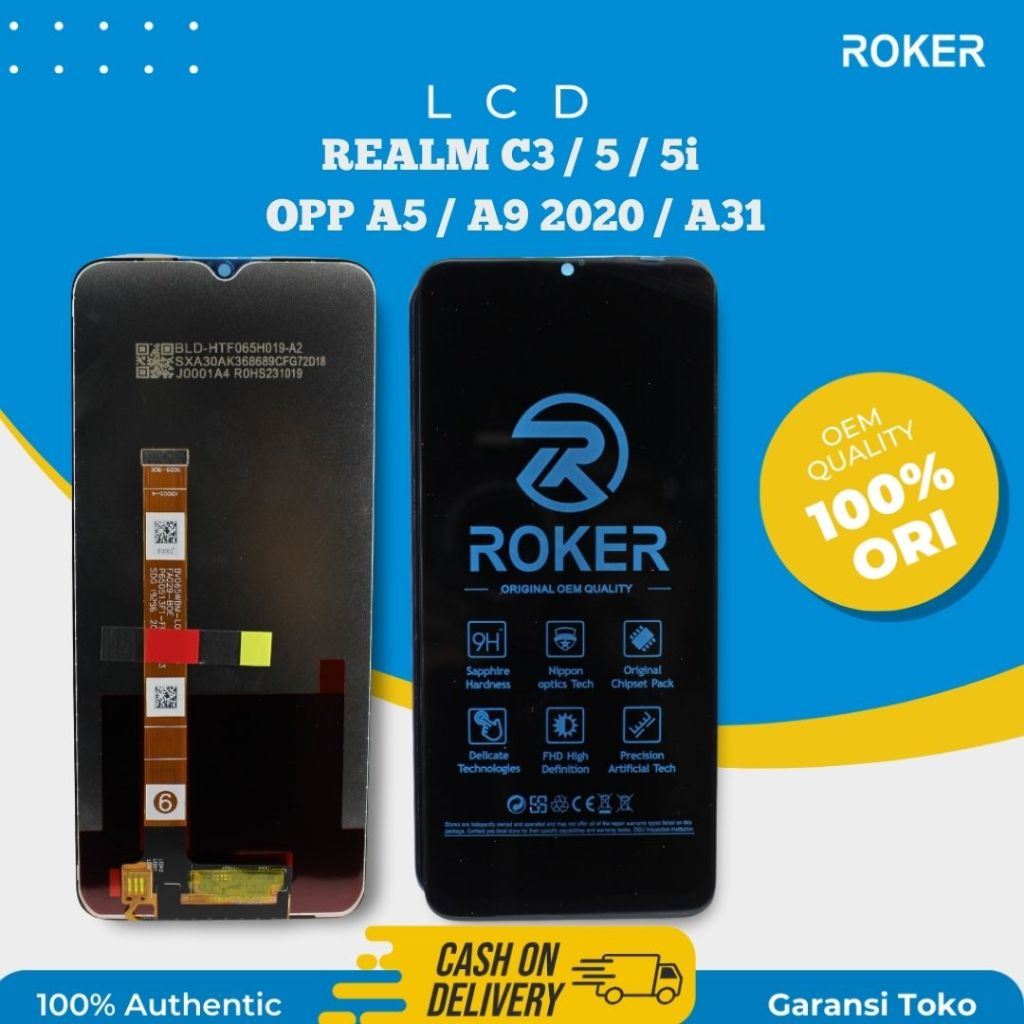Jual ROKER LCD REALME C3 / REALME 5 /REALME 5I/REALME 5S - OPPO A5 2020 ...