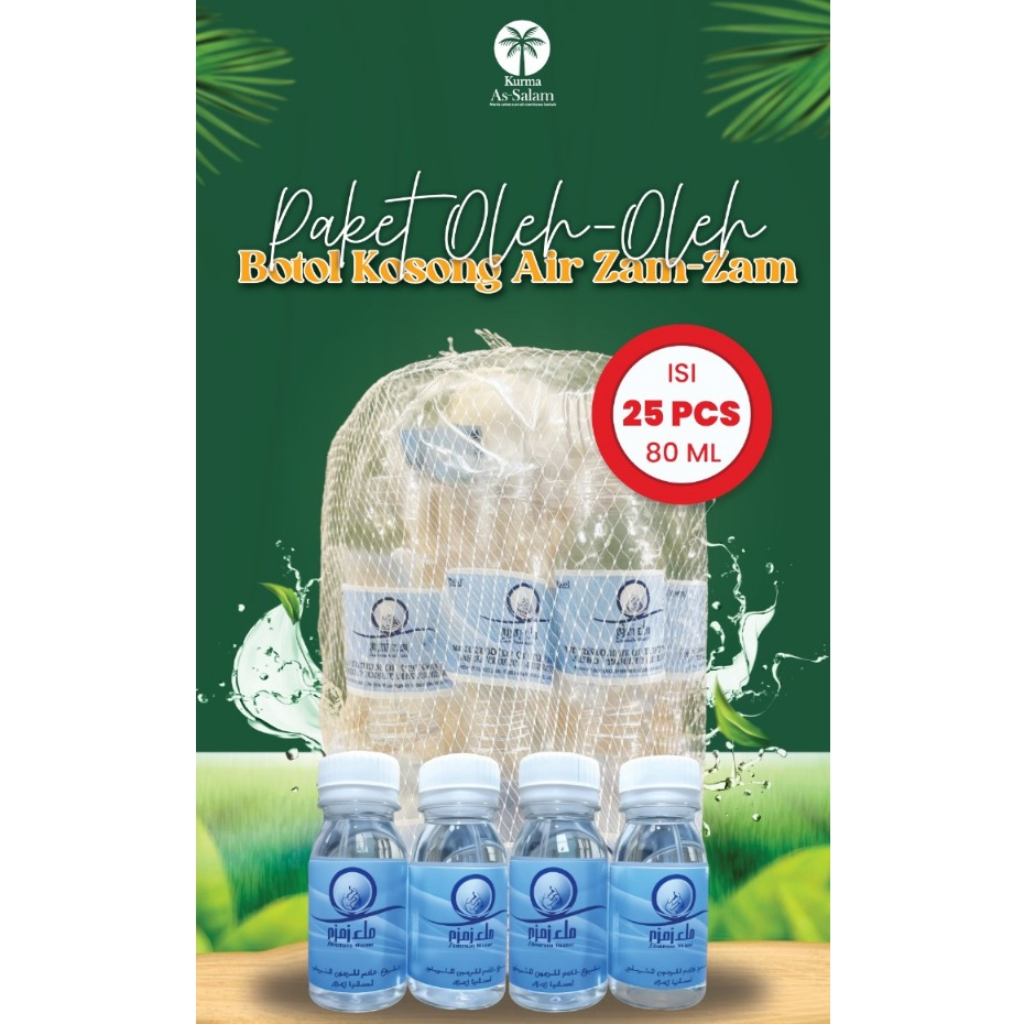 Jual Botol Zam-Zam Kemasan 80 ml X 25 (isi per pack) | Shopee Indonesia