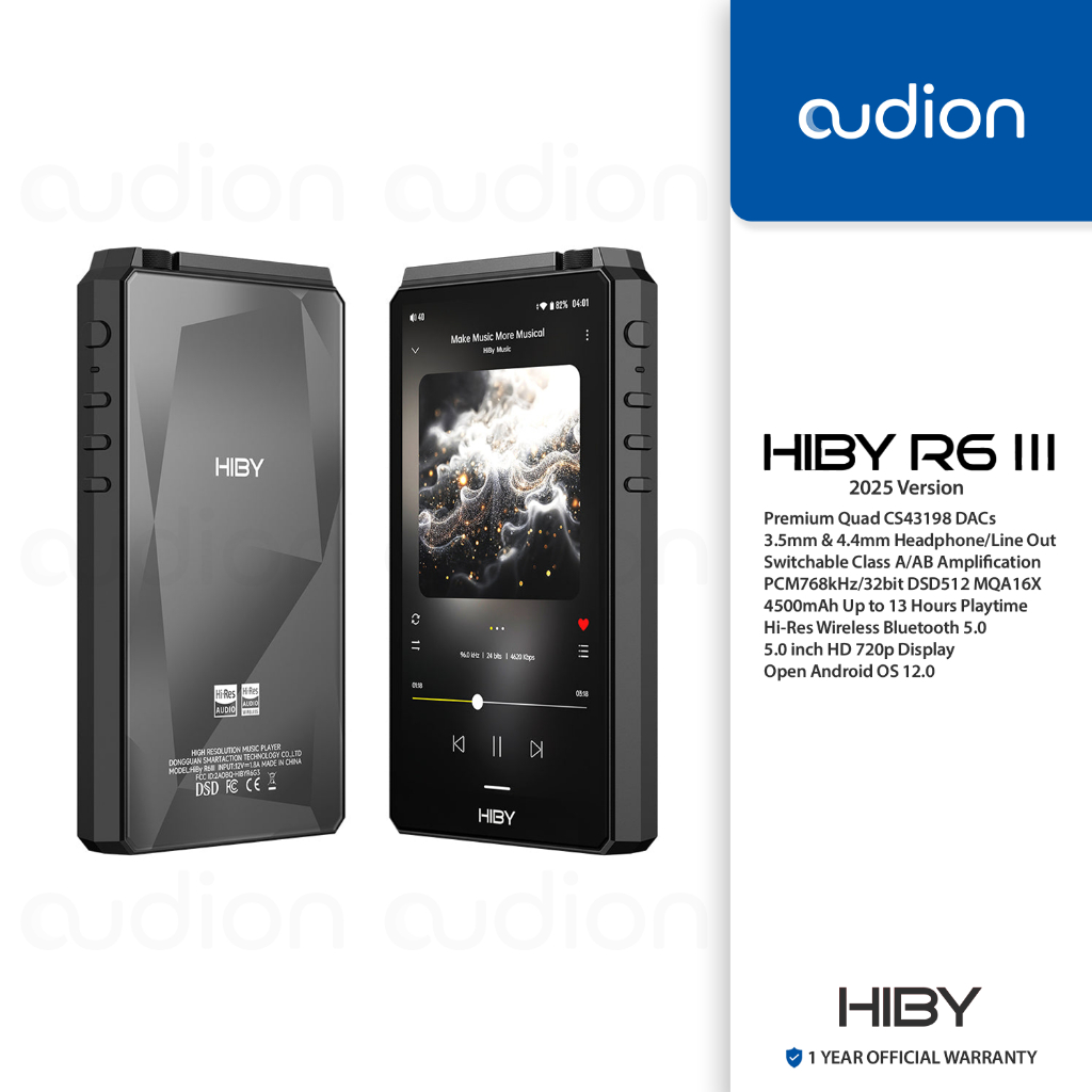 Jual HIBY R6 III 2025 | Android MQA Bluetooth Portable Music Player DAP | Shopee Indonesia