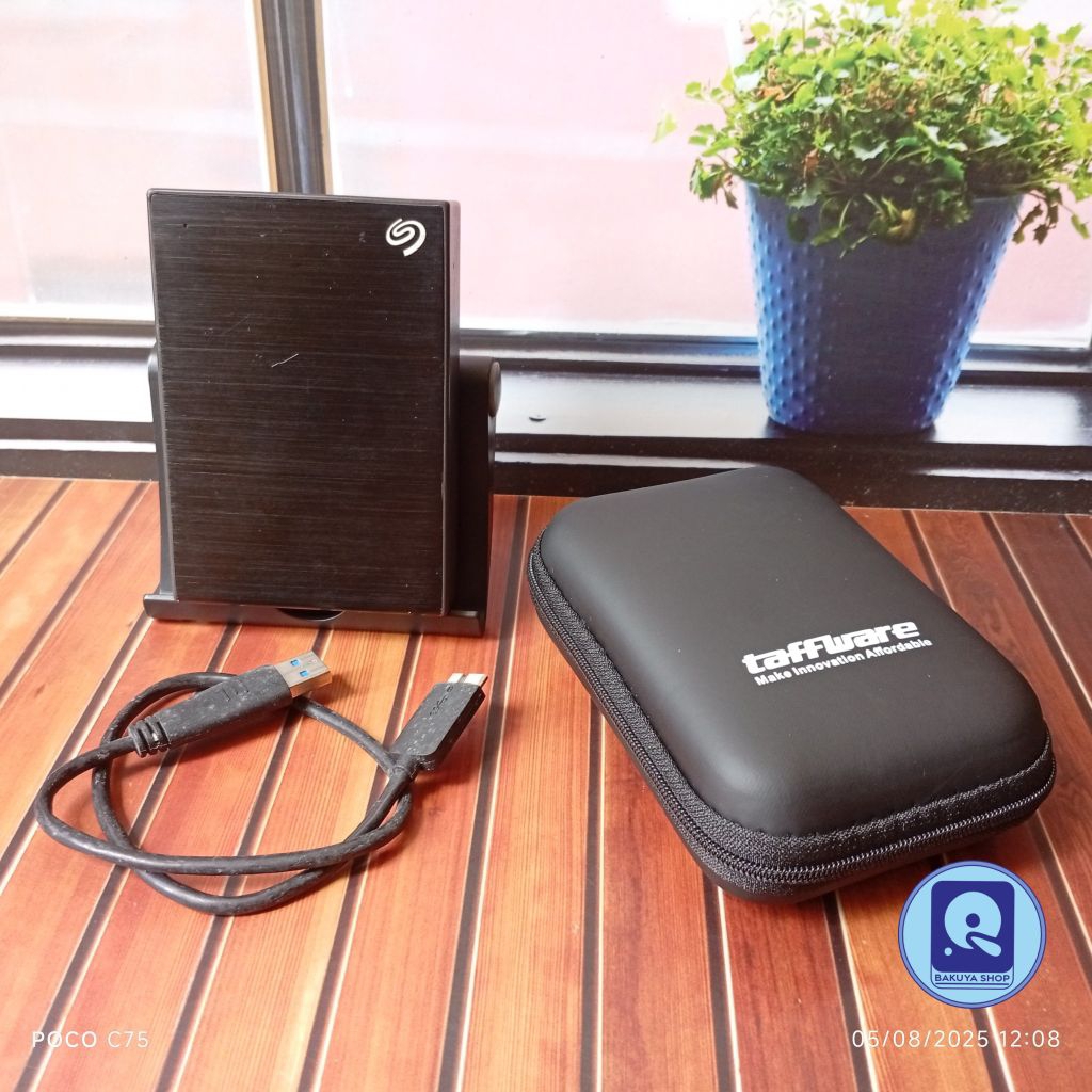 Jual HDD Harddisk Hardisk External Seagate One Touch 4TB Hitam Garansi Mei 2026 Mulus Normal ...
