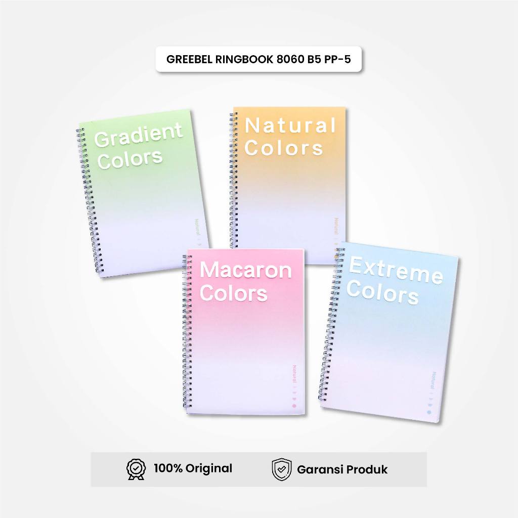 Jual GREEBEL Ringbook 8060 B5 PP-5 / Agenda Planner Lucu unik / Buku ...