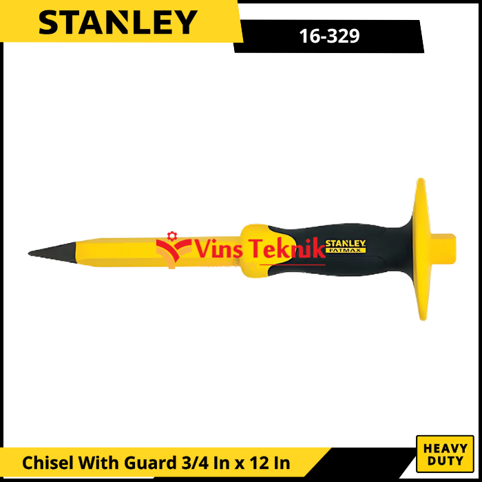 Jual Pahat Beton Chisel Concrete With Guard 3-4 in x 12 in STANLEY 16 ...