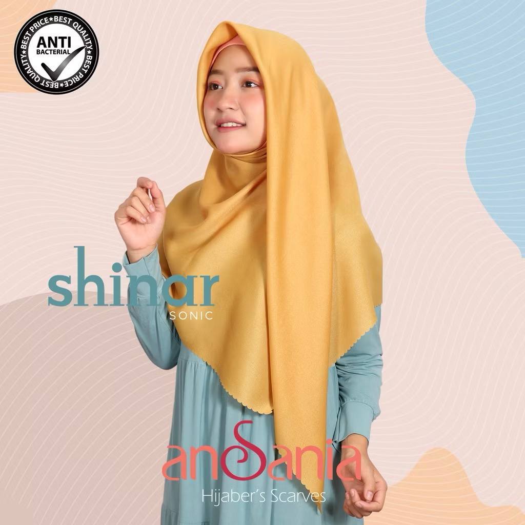 Jual SHINAR GLAMOUR SONIC ANSANIA SQUARE / HIJAB JILBAB SEGIEMPAT SINAR ...
