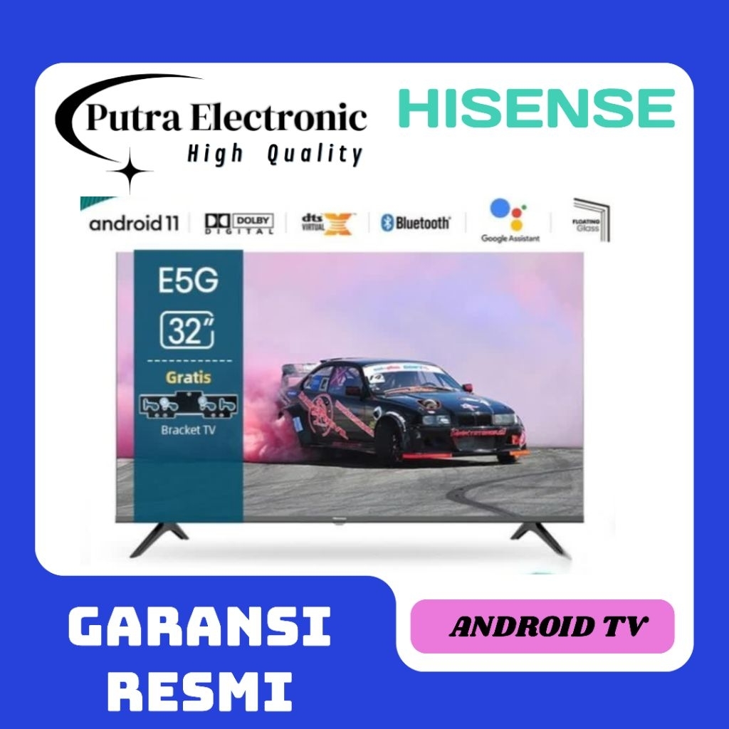 Jual HISENSE 32E5G HD ANDROID TV 32 INCH | Shopee Indonesia