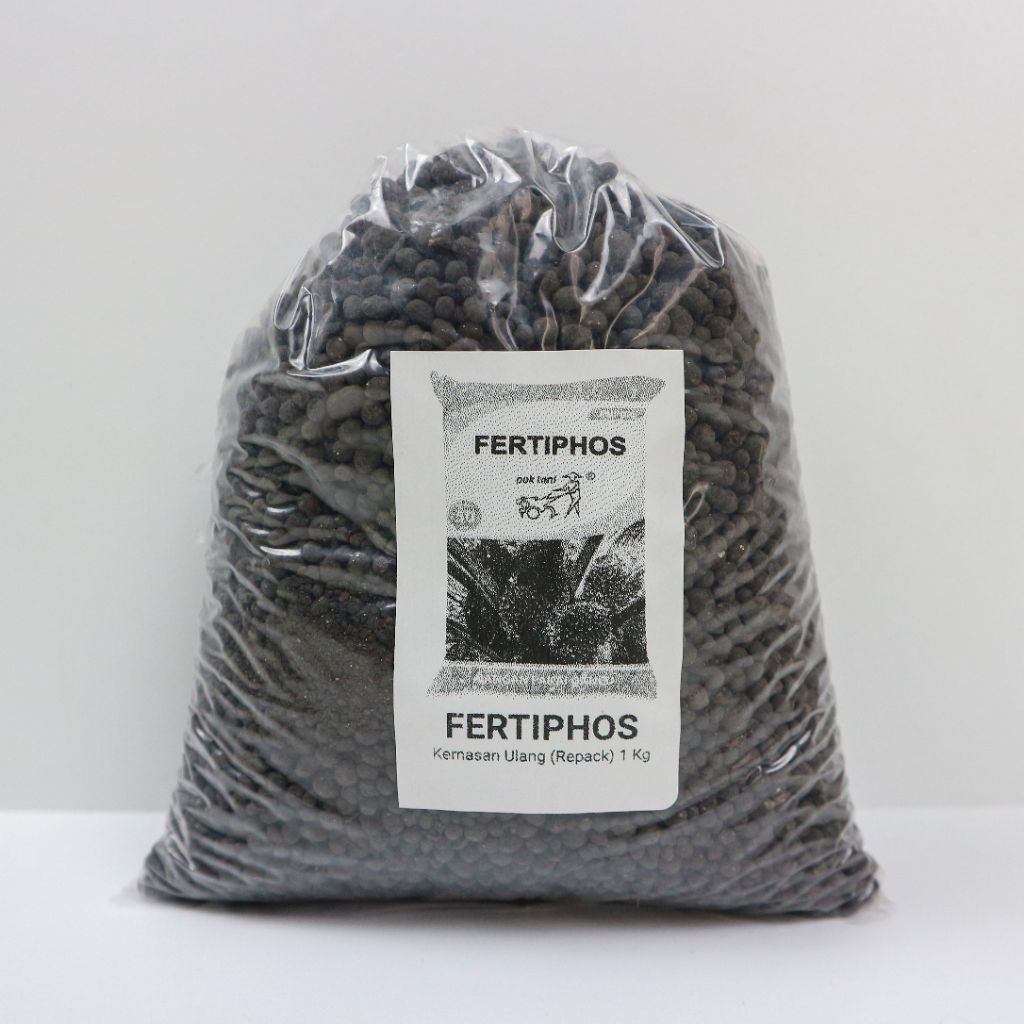 Jual Pupuk TSP SP Fertiphos Hitam 1Kg Repack - Pak Tani Original untuk ...