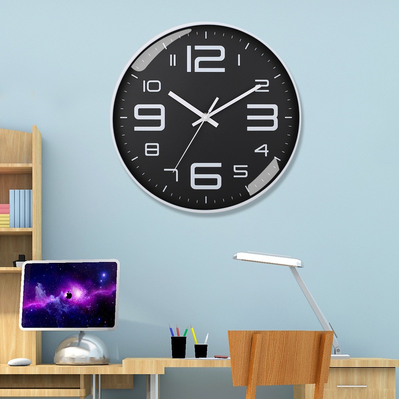 Jual Jam Dinding Bulat Elegan Tanpa Suara Elegan Minimalis Quartz ...