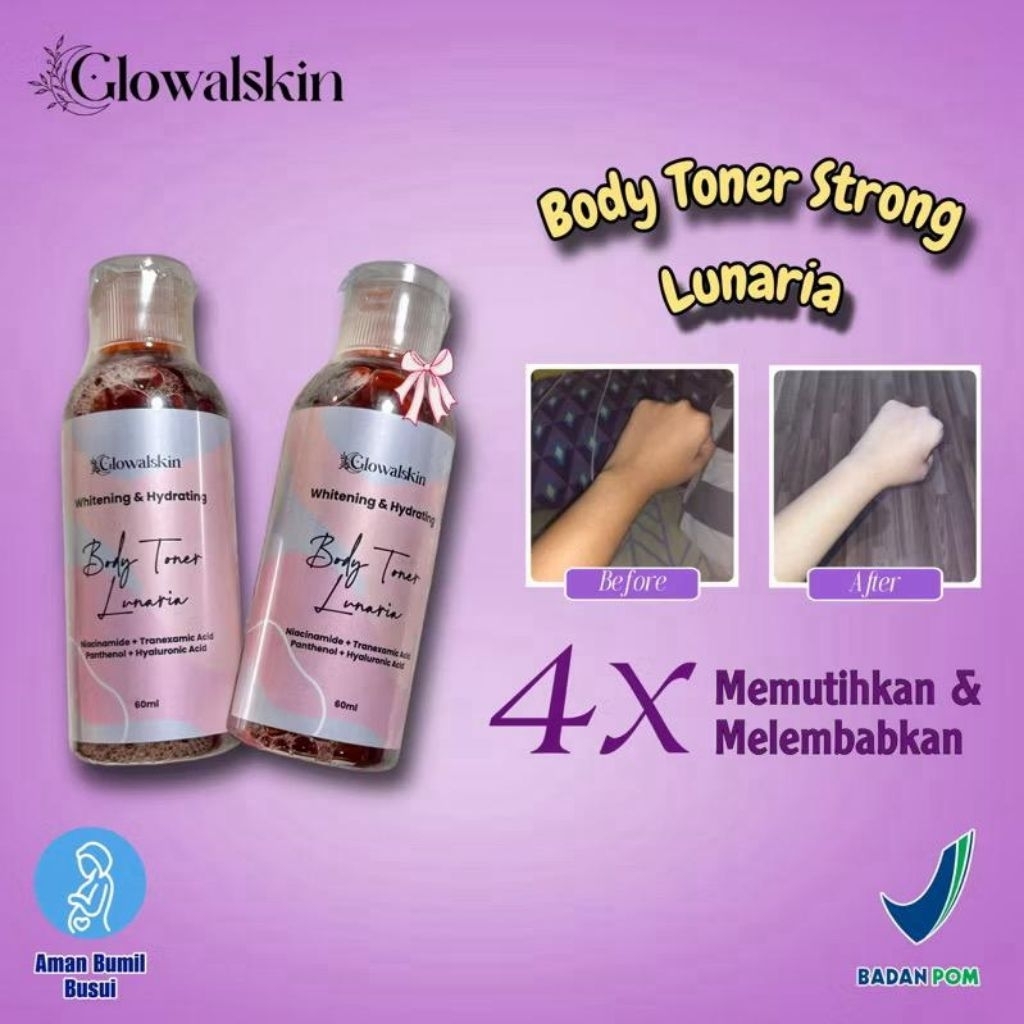 Jual TONER PEMUTIH BADAN BPOM TONER BADAN STRONG LUNARIA BODY TONER ...