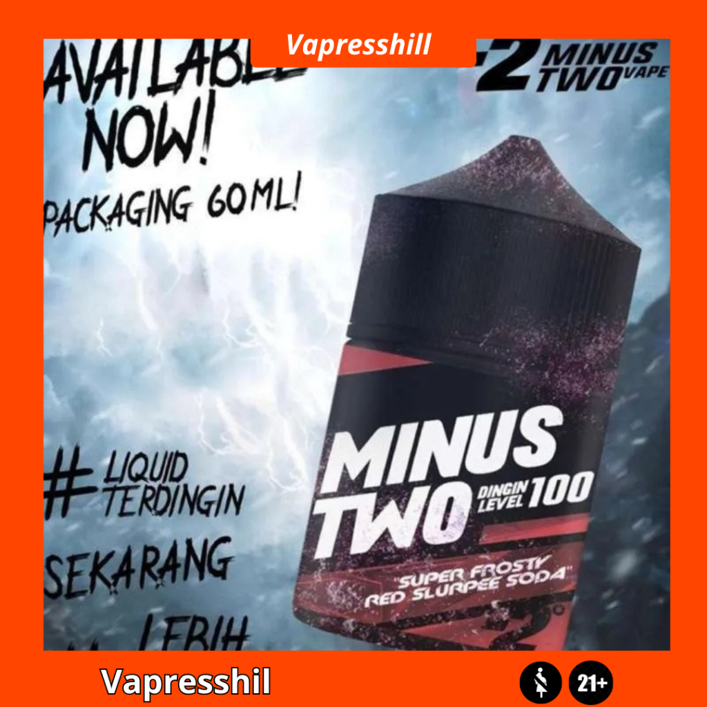 Jual MINUS TWO V3 60ML 100% ORIGINAL MINUS TWO RED SLURPEE SODA ...