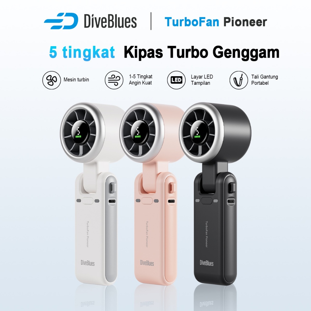 Jual Kipas Portable Mini Turbo 29900RPM Kipas Angin Turbo | Shopee ...