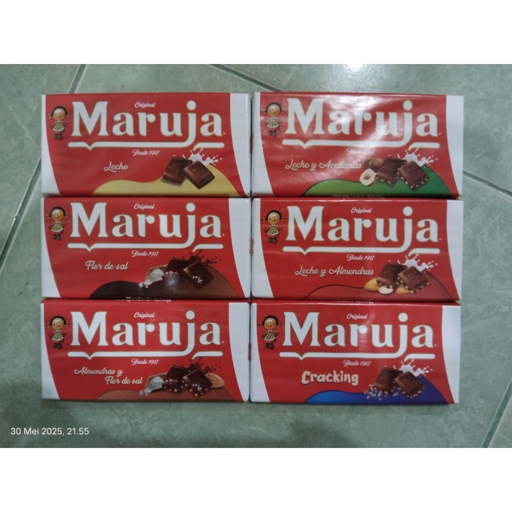 Jual cokelat imitasi compound chocolate coklat maruja 85g-100g | Shopee ...