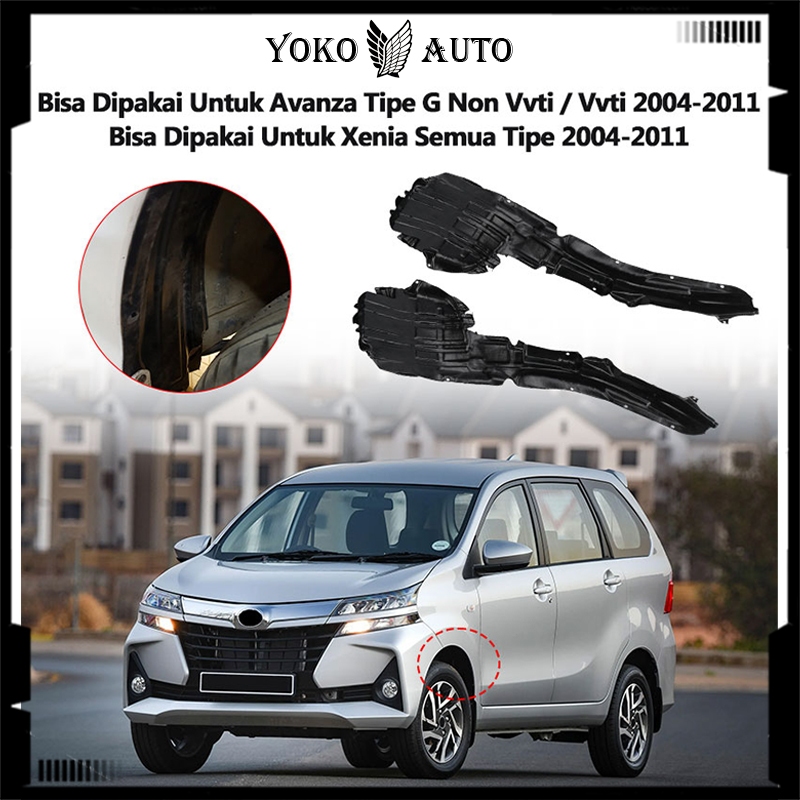 Jual Yoko Auto INNER LINER FENDER AVANZA XENIA VVTI TIPE G 2004 2005 ...