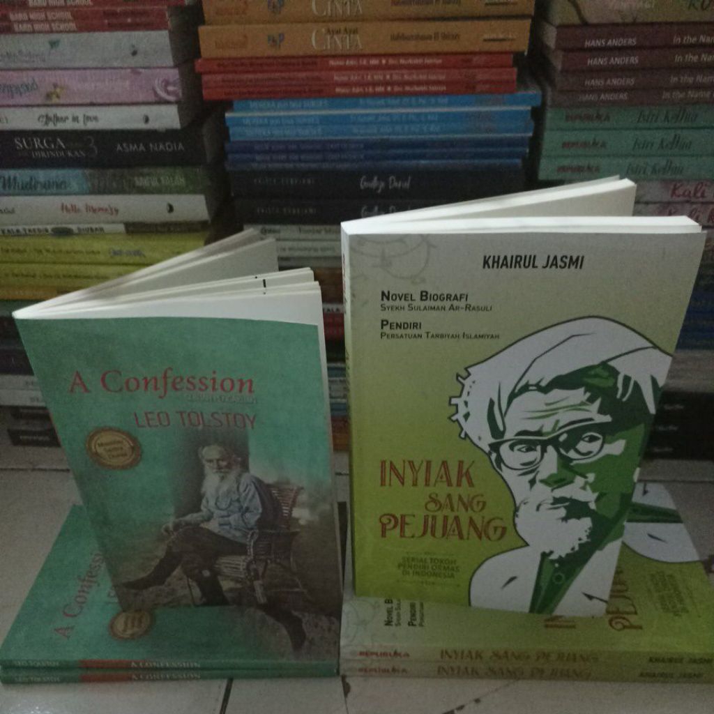 Jual BUKU SEJARAH SASTRA BACAAN MEMOAR 1 PAKET 2 BUKU / A CONFESSION LEOTOLSTOY & INYIAK SANG ...