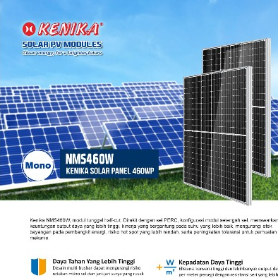 Jual Kenika Panel Surya 35V 460WP Monocrystalline half-cut NMS460W ...