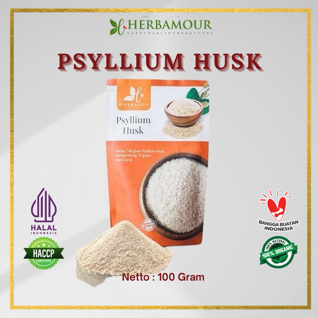 Jual PSYLLIUM HUSK By HERBALOV - Serbuk Tinggi Serat untuk Melancarkan ...