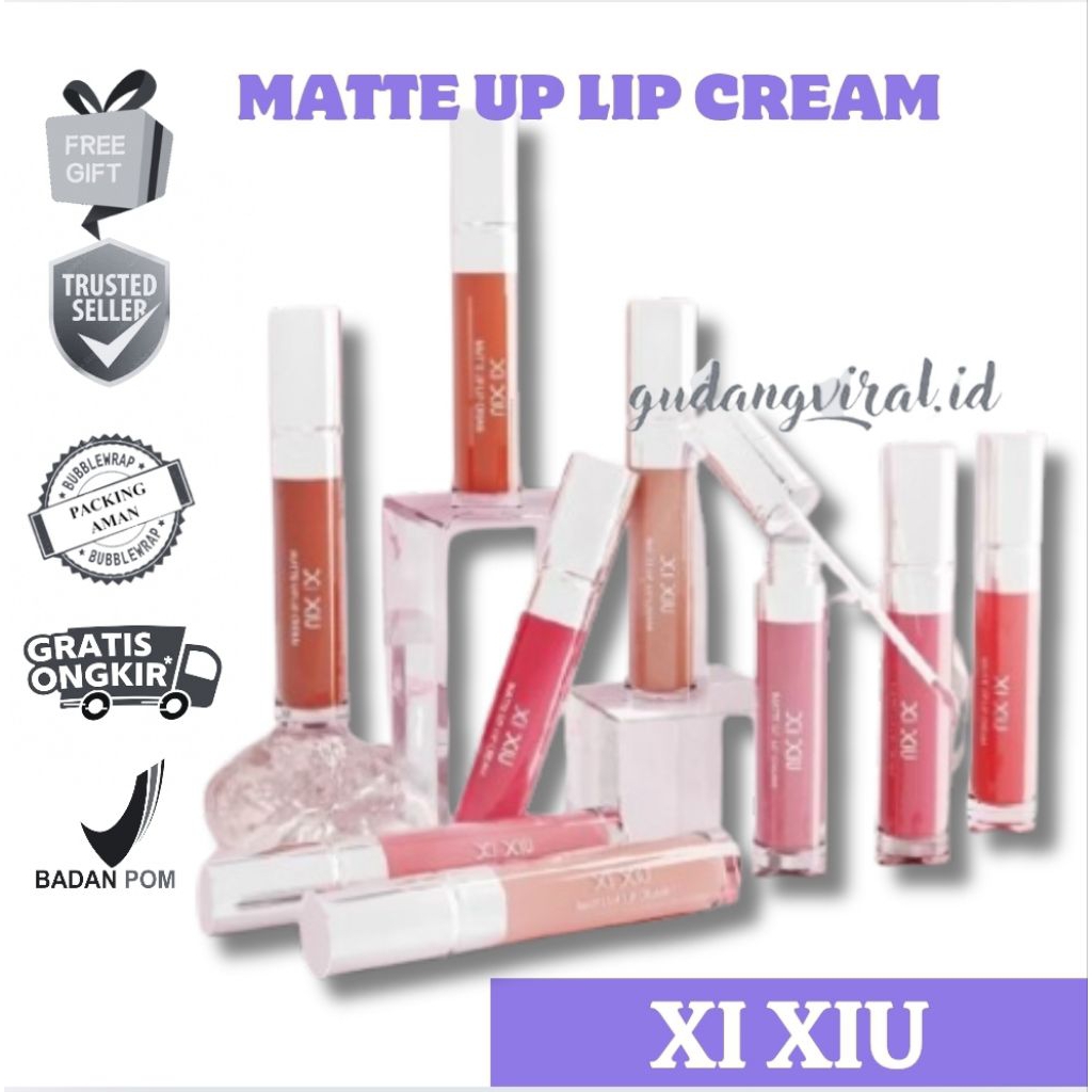 Jual ️GV ️ XI XIU MATTE UP LIP CREAM | Shopee Indonesia