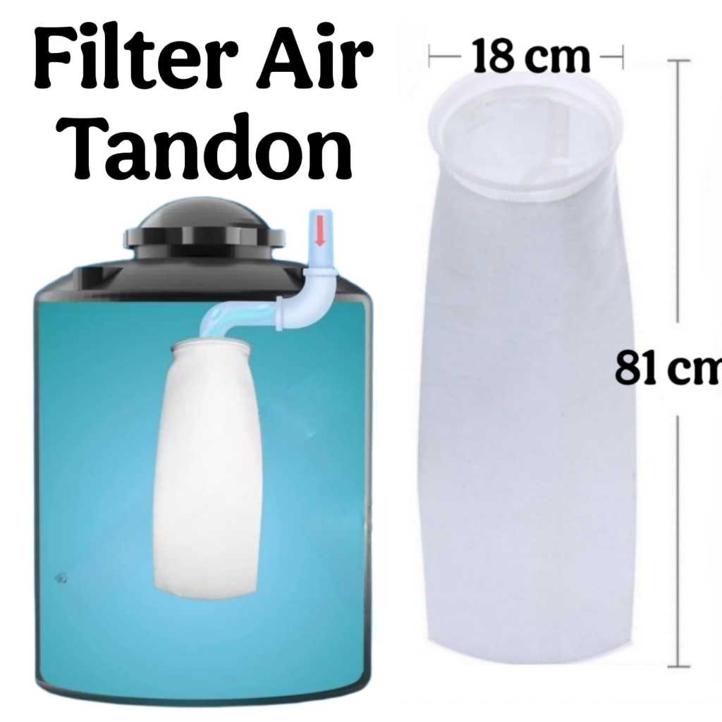 Jual FILTER BAG TOREN PENJERNIH AIR TOREN TANDON LEBAR 18 CM PANJANG 81 ...