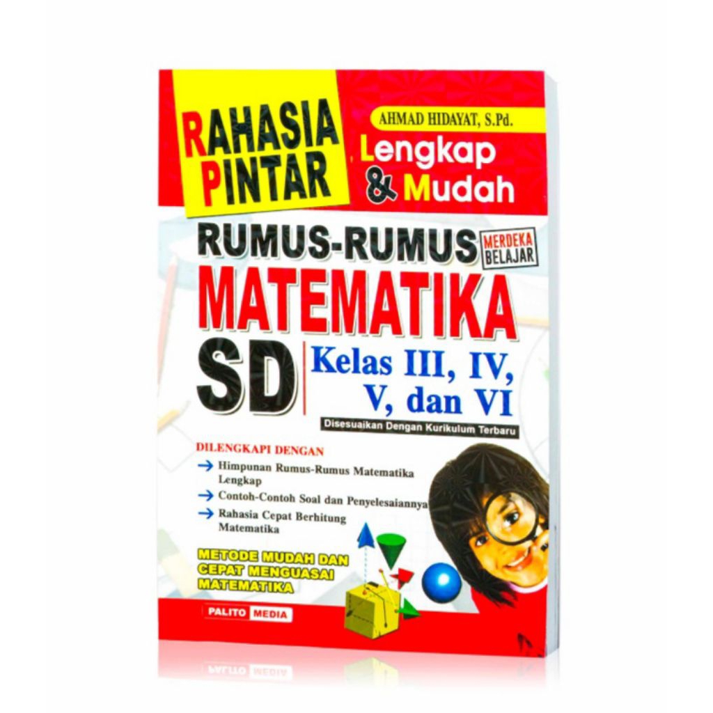 Jual Rumus Rumus Matematika SD kelas lll, lV, V dan VI - Palito Media ...