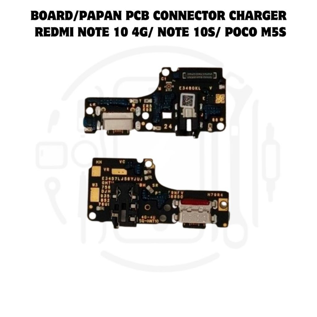 Jual BOARD/PAPAN PCB CONNECTOR CHARGER REDMI NOTE 10 4G/ NOTE 10S/ POCO ...