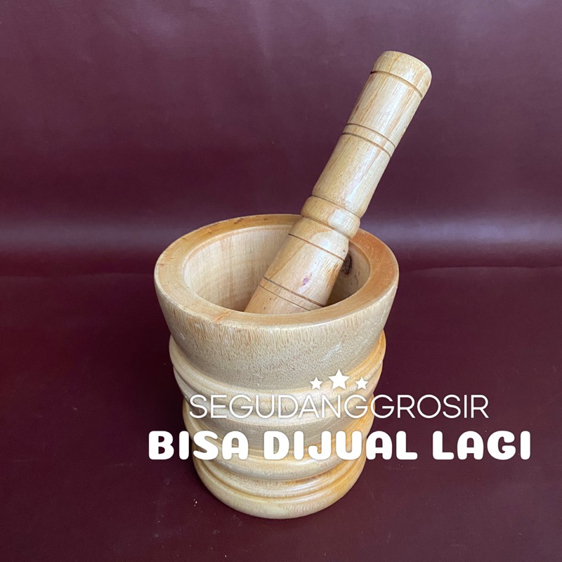 Jual 20 PCS LUMPANG KAYU MURAH / LUMPANG KAYU TRADISIONAL / TUMBUK KAYU ...