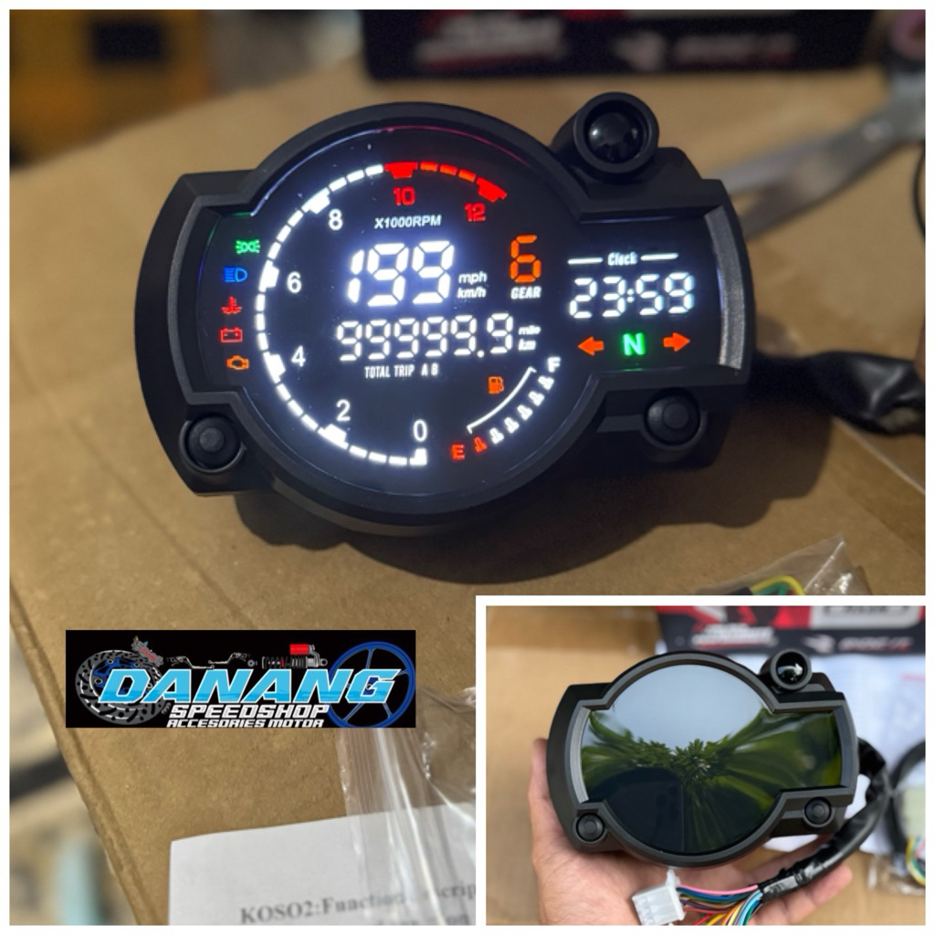 Jual Speedo Meter Digital RX2N Merk Ride It Model Terbaru Universal ...