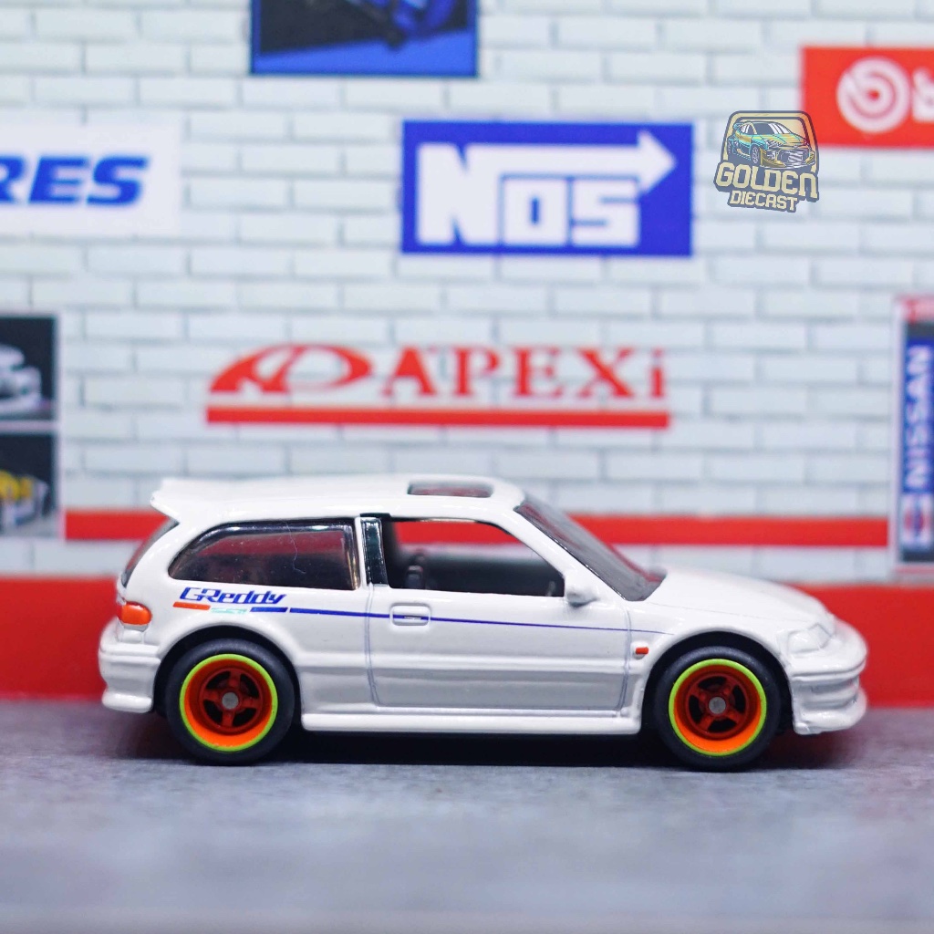 Jual HOT WHEELS 90 HONDA CIVIC EF GREDDY WHITE - SWAP WHEELS + OPEN ...