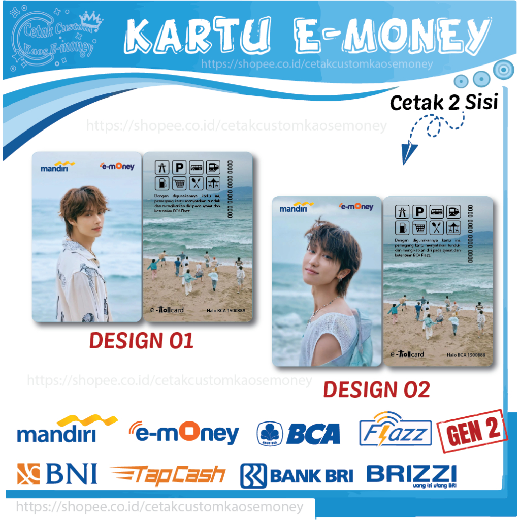 Jual KARTU EMONEY ETOLL KPOP KOREA SEVENTEEN MANDIRI EMONEY BNI TAPCASH ...