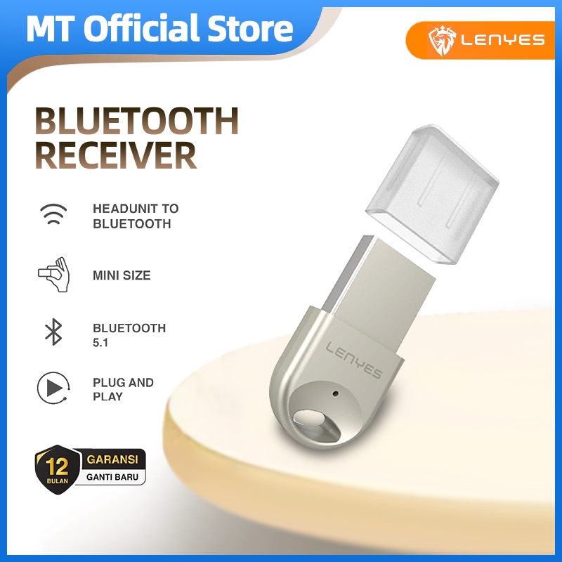 Jual LENYES LR202 Bluetooth Receiver USB Wireless Adapter 5.1 Alat ...