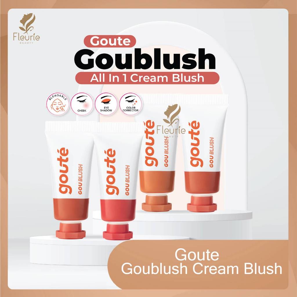 Jual Goute Goublush All In 1 Cream Blush - Blush On Eye Shadow & Color ...