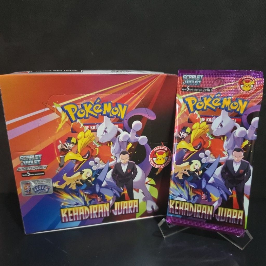 Jual booster pack kehadiran juara pokemon indonesia tcg kartu original asli | Shopee Indonesia