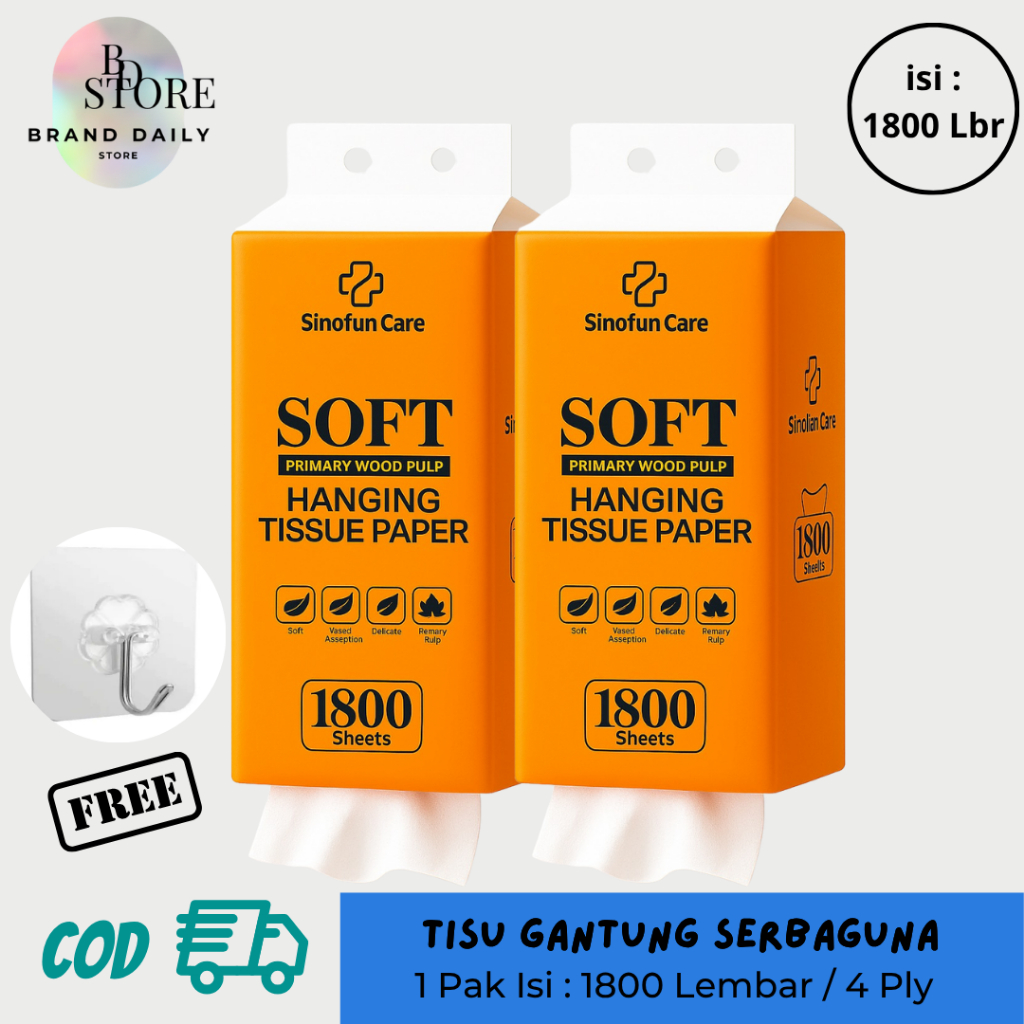 Jual Promo Tisu Murah Isi 1.800 Lembar Tissue Gantung Serbaguna Tisu ...