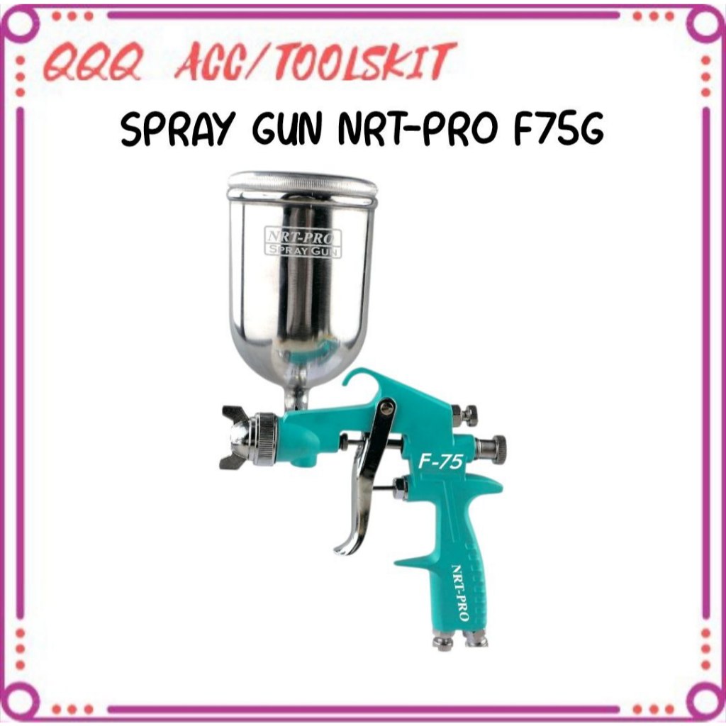 Jual Spray Gun Air Spray Paint Gun 400cc NRT-Pro F75G Kepala Semprotan ...