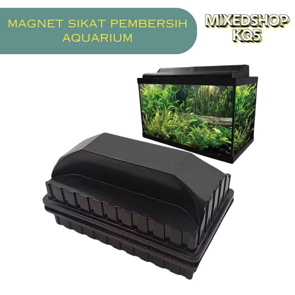 Jual RESUN SIKAT MAGNET PEMBERSIH LUMUT KACA AQUARIUM S M L | MAGNETIC ...