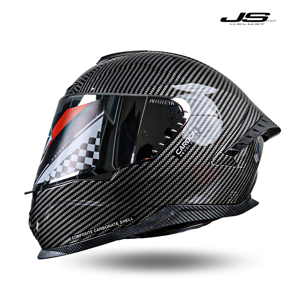 Jual Helm Full Face JS ARMOR CARBON/Helm Keren/Helm Original/Helm Pria ...