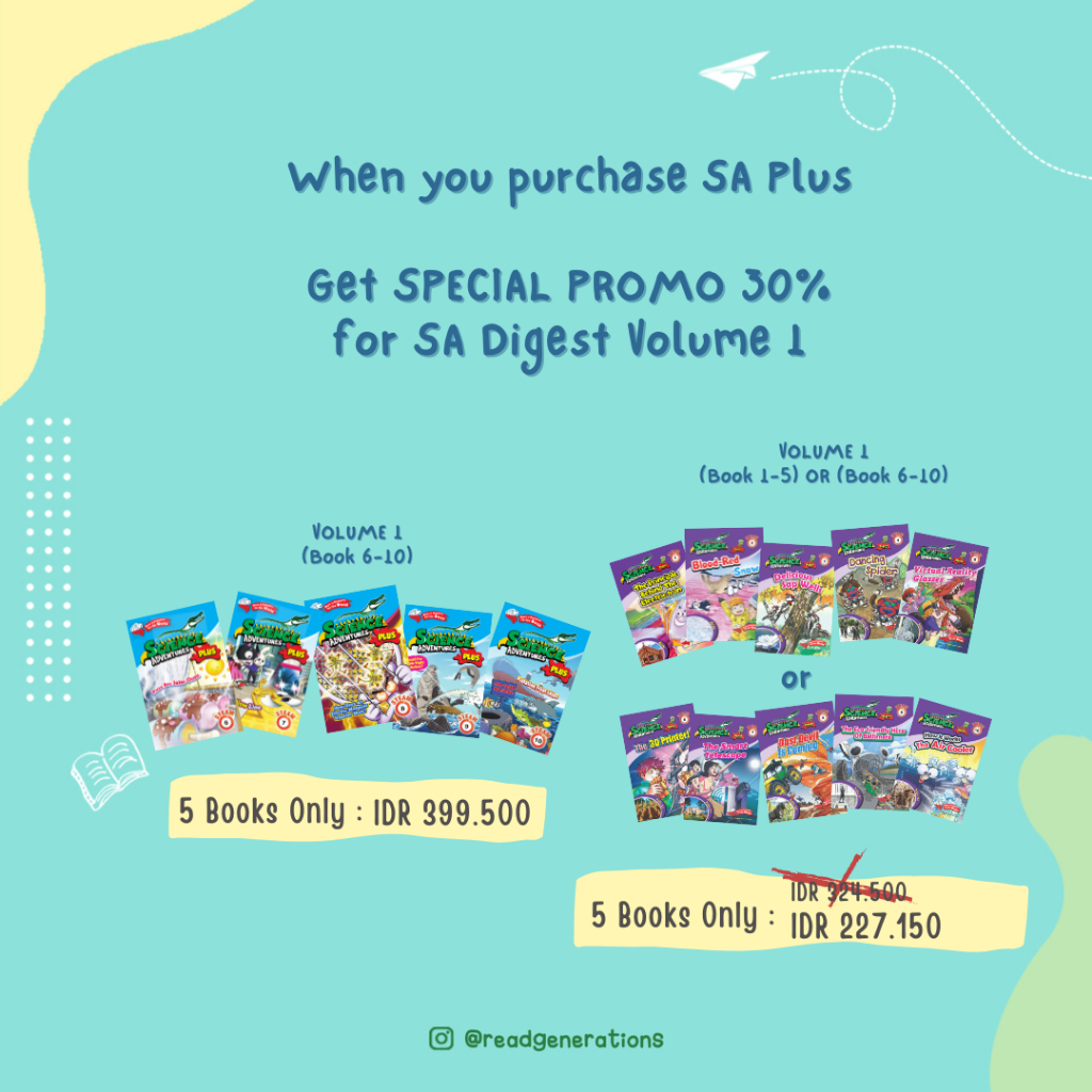 Jual Bundle 10 Books : SCIENCE ADVENTURES Plus Vol 1 (#6-10) & SCIENCE ...
