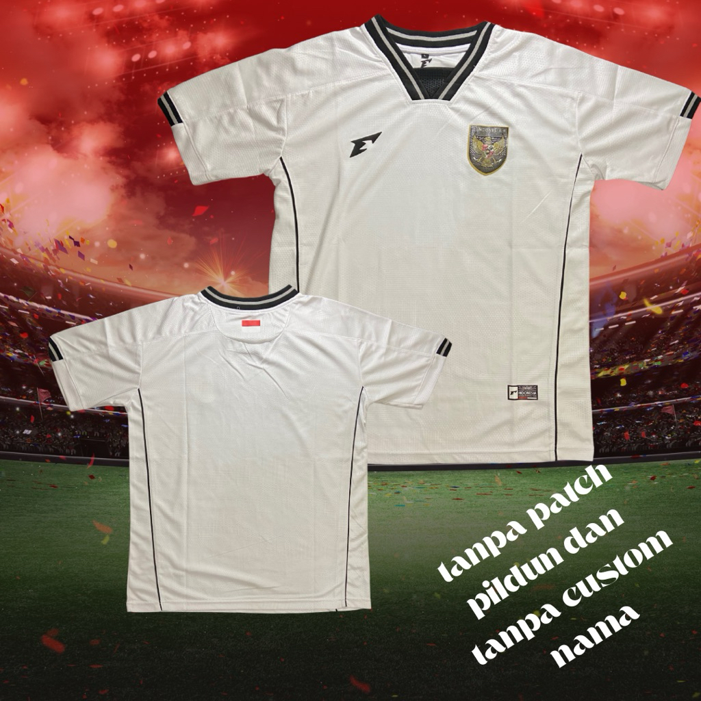 Jual JERSEY TIMNAS INDONESIA PUTIH 2025 BAJU BOLA INDO AWAY TERBARU | Shopee Indonesia