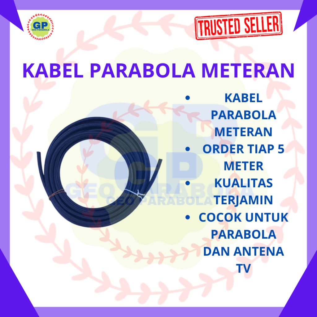 Jual KABEL PARABOLA METERAN KELIPATAN 5 METER MERK MATRIX ECER TERLARIS ...