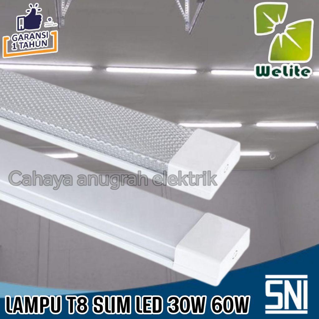 Jual LAMPU TL SLIM LED 30W 60W LAMPU TL T8 TUBE LED SLIM 30 WATT 60 WATT BERGARANSI | Shopee ...