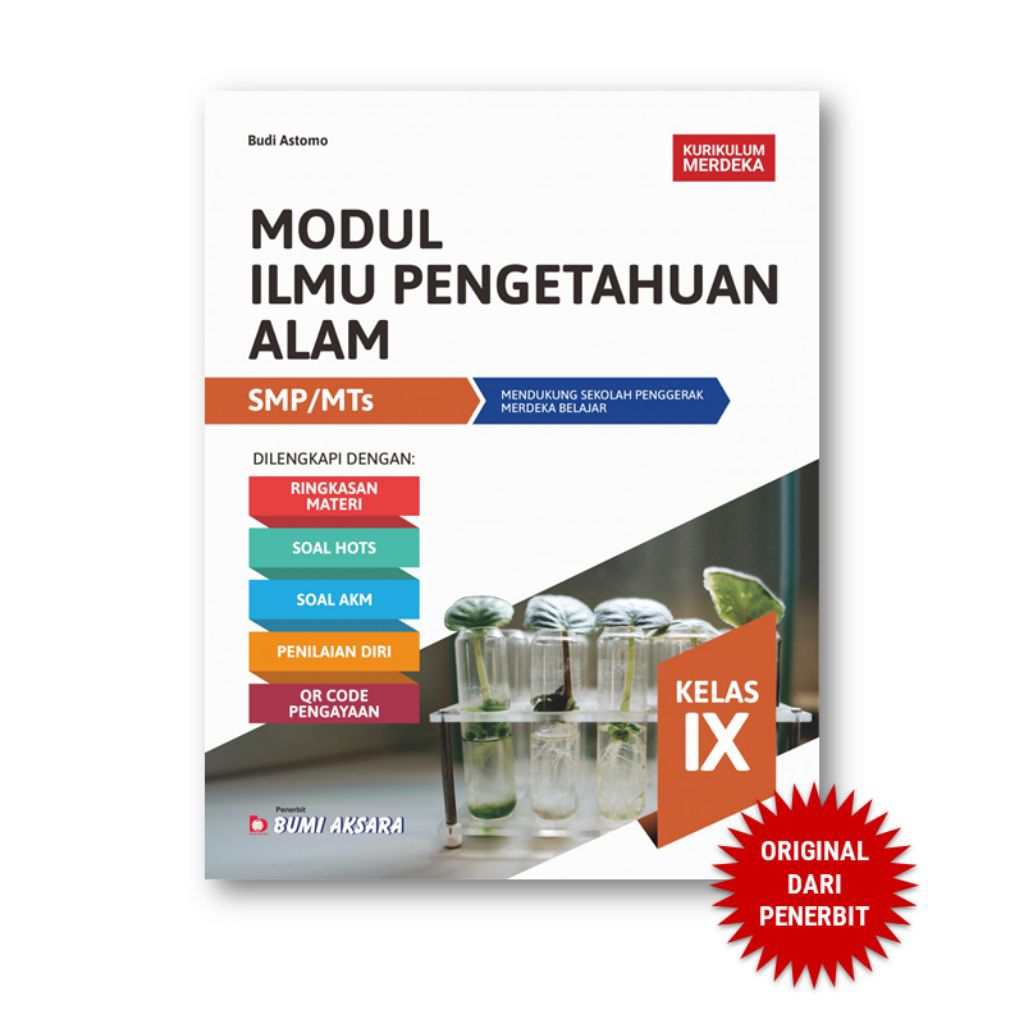 Jual Bumi Aksara Modul IPA Ilmu Pengetahuan Alam SMP MTS kelas IX 9 Kurikulum Merdeka | Shopee ...