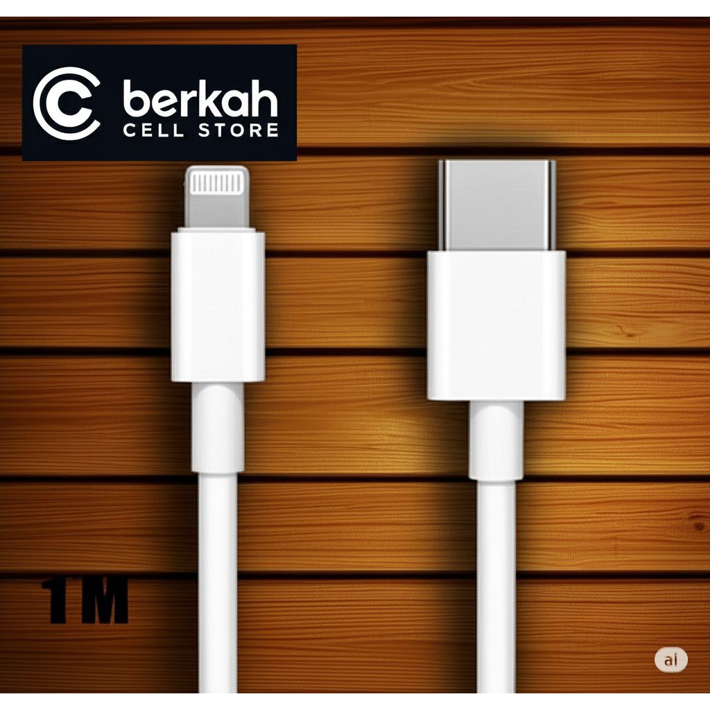 Jual Kabel Charger Usb A/Type C To Lightning 1/2 Mtr | Shopee Indonesia