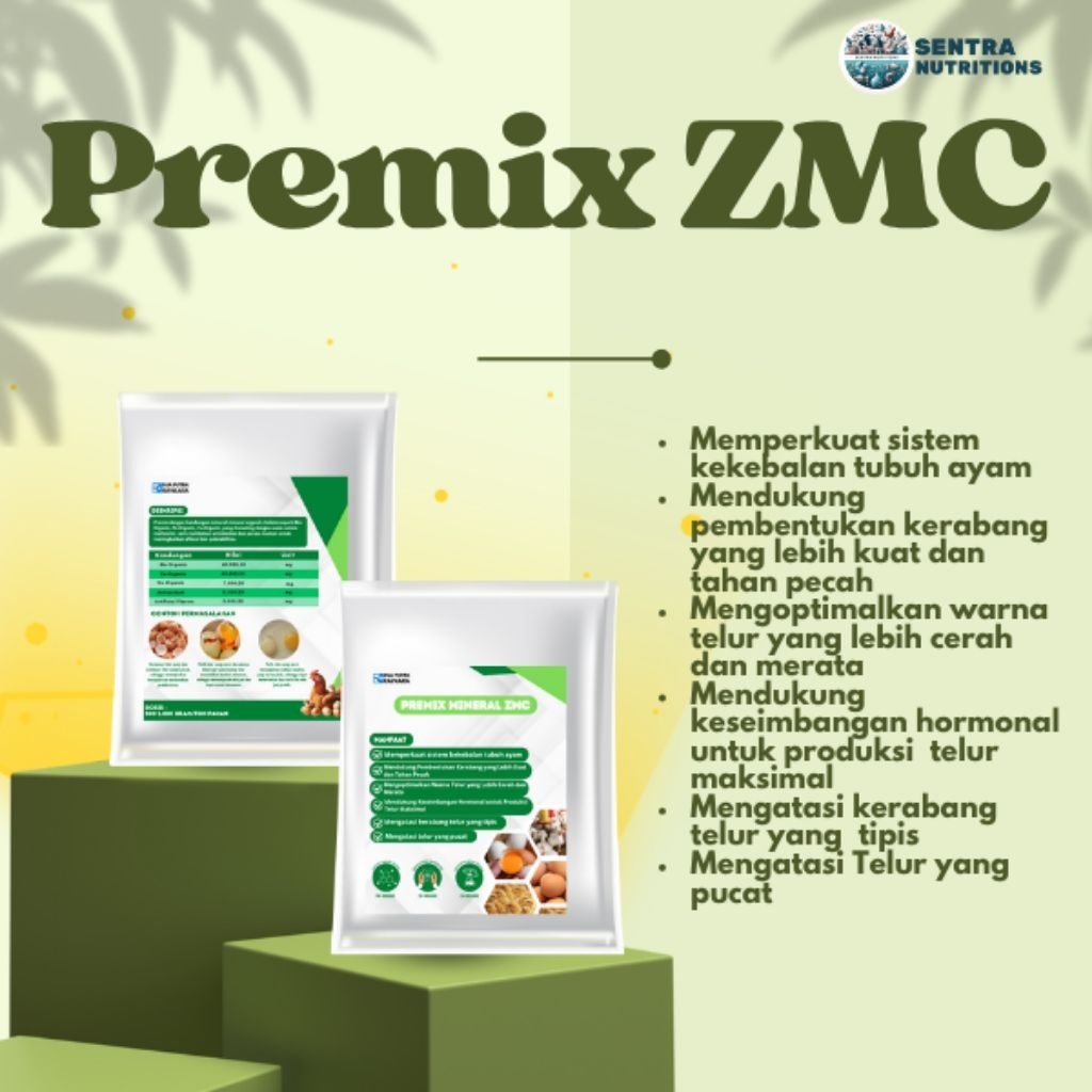 Jual Premix Mineral ZMC 1kg – Mineral Organic Zinc, Mn, Cu yang ...