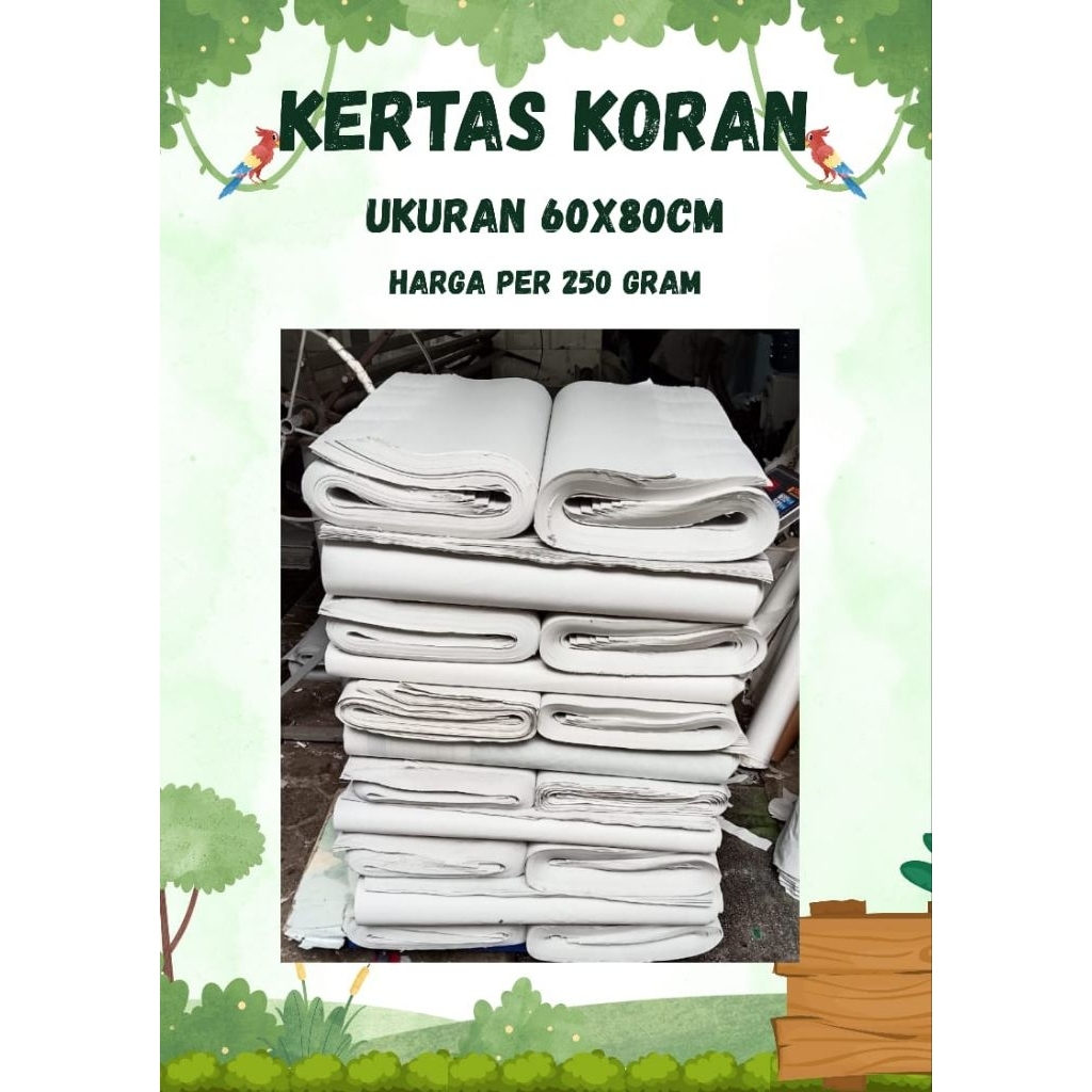 Jual Kertas koran ukuran 60x80cm 250 gram (ada gambar sebelah) | Shopee ...